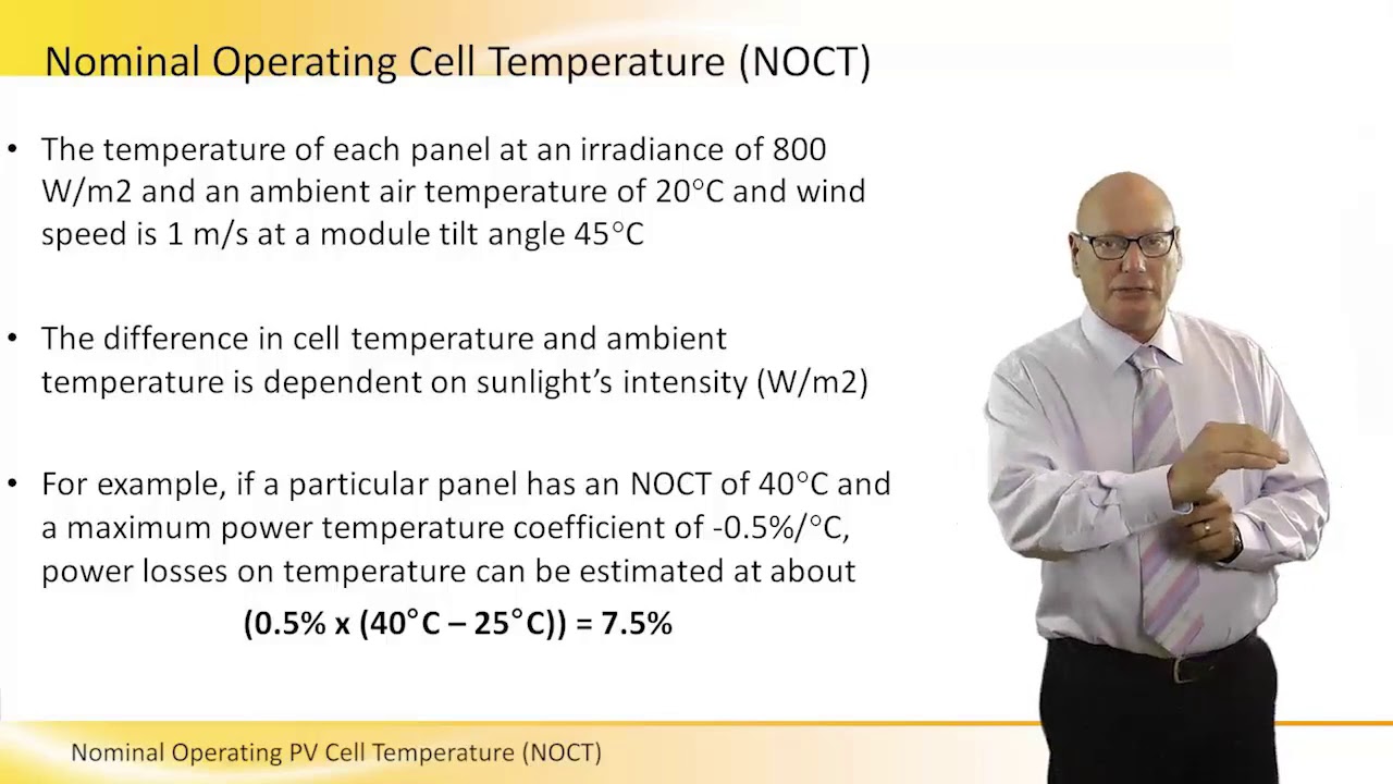 Nominal Operating Cell Temperature – Solarkx